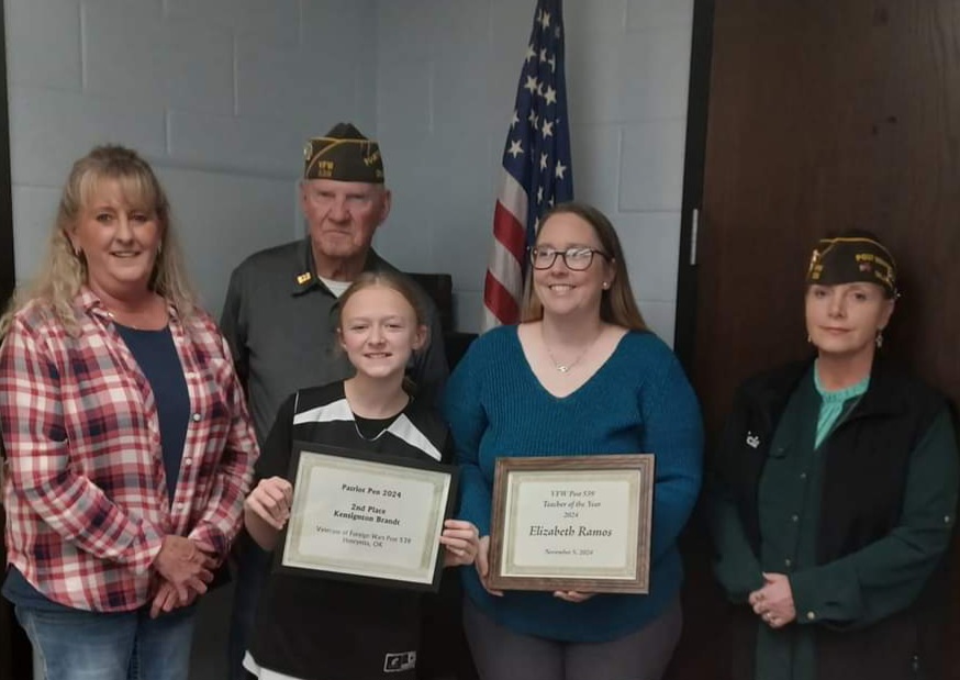 The winners of our VFW Post 539 in Henryetta - Voice of Democracy and ...