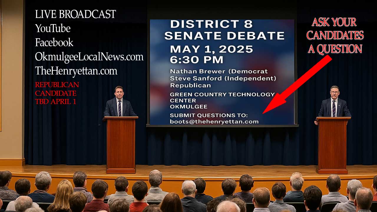 Henryetta City Council Debate Held March 25, UP Next: District 8 Senate ...